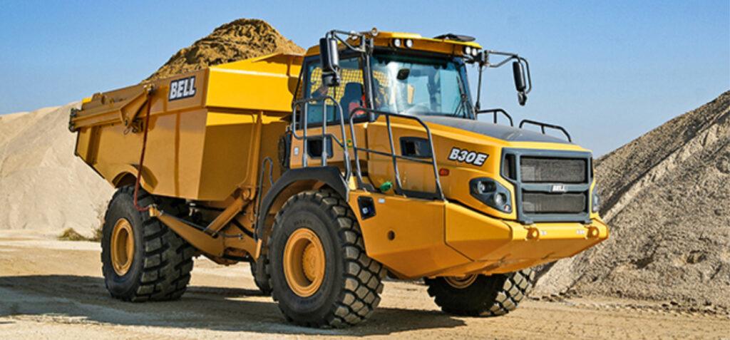 World premiere Bell B45E 4x4 - Bell Equipment