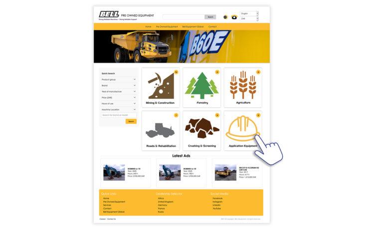 Bell launches global pre-owned equipment website - Bell Equipment