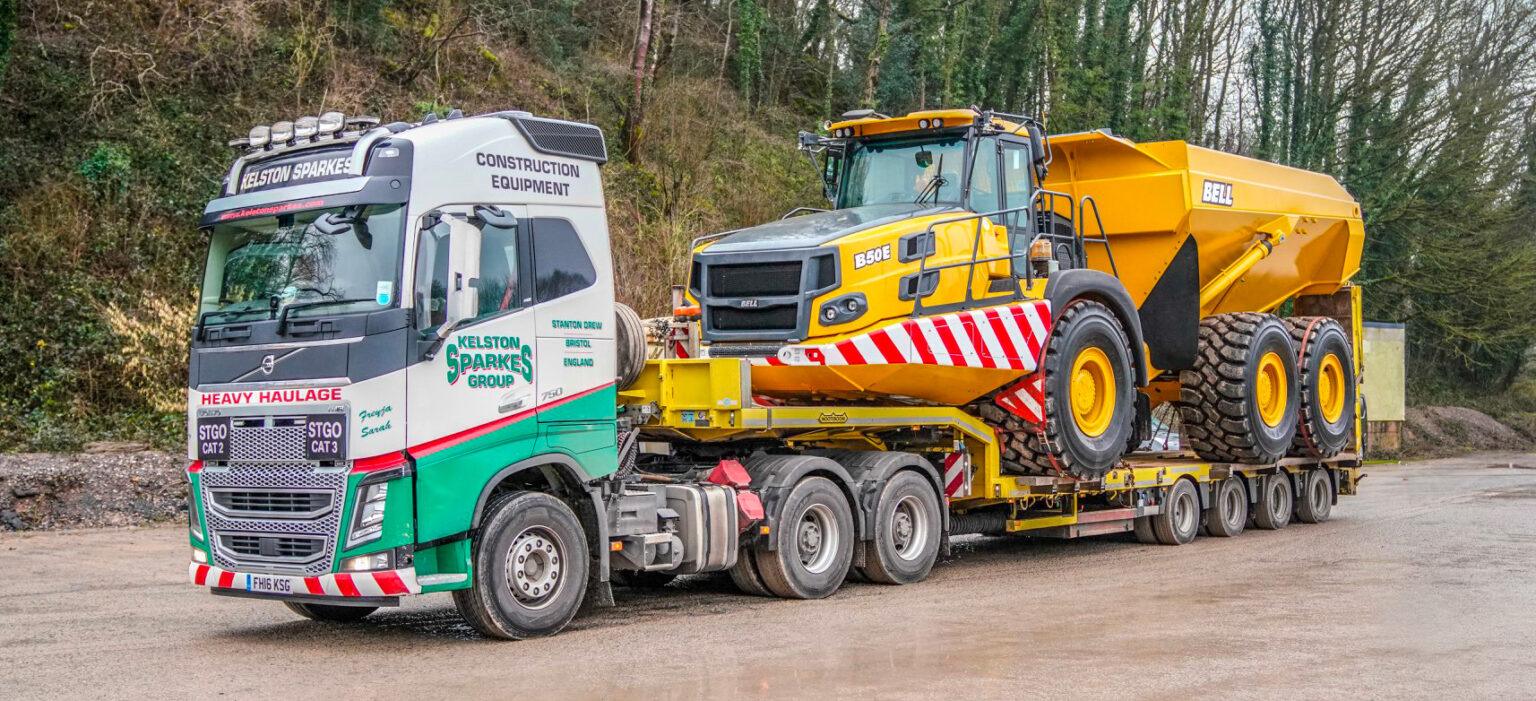 Kelston Sparkes - the largest Bell B50E user in Europe - Bell Equipment