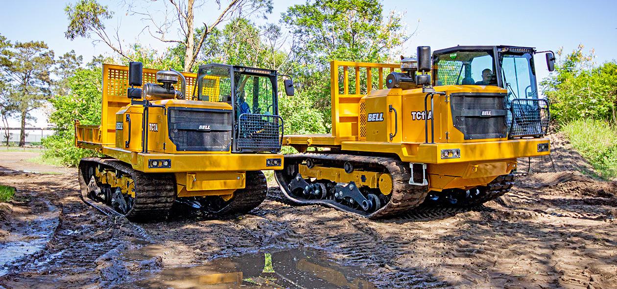 Hillhead: A UK first for Bell Tracked Carrier - Bell Equipment